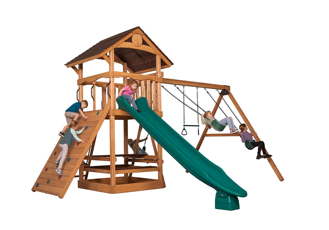 Olympian Outlook XL 1A Swing Set – Marin Backyards