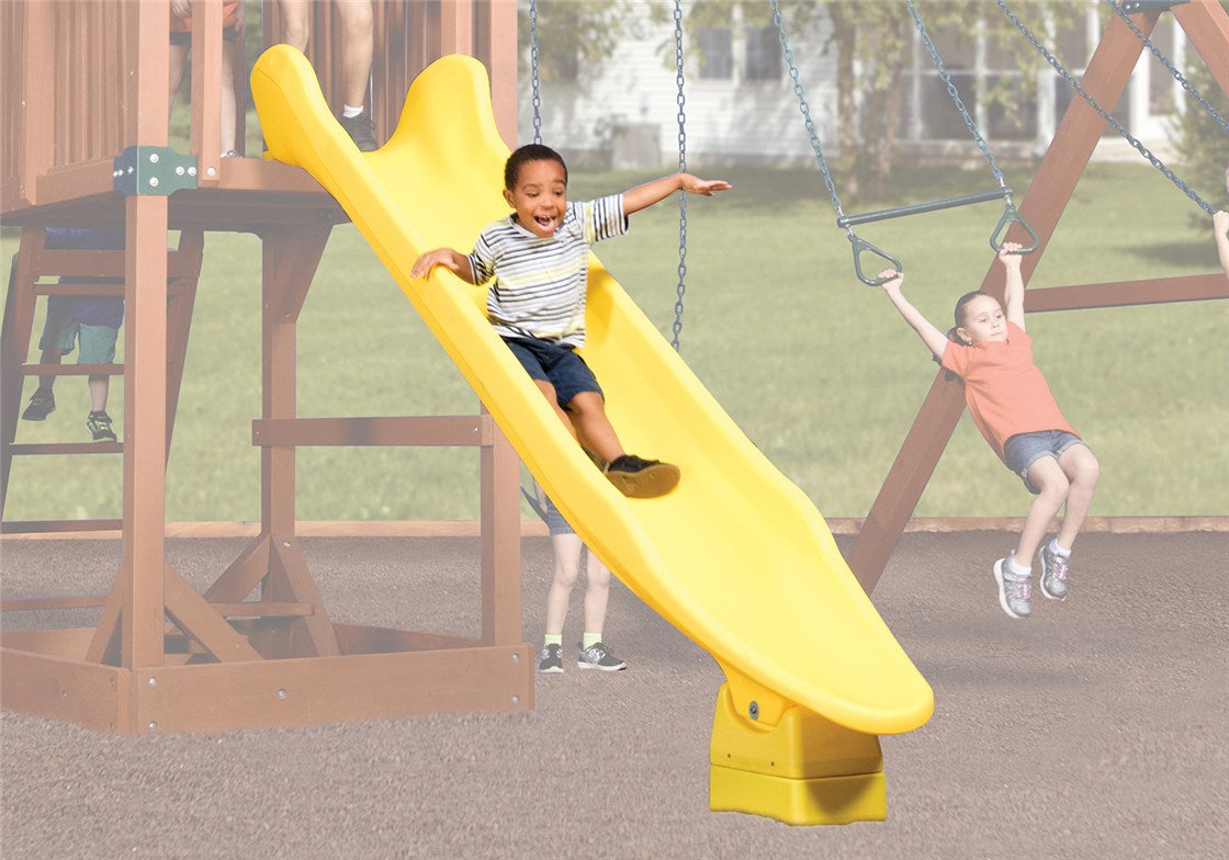 Rocket Slide 10' Yellow – Marin Backyards