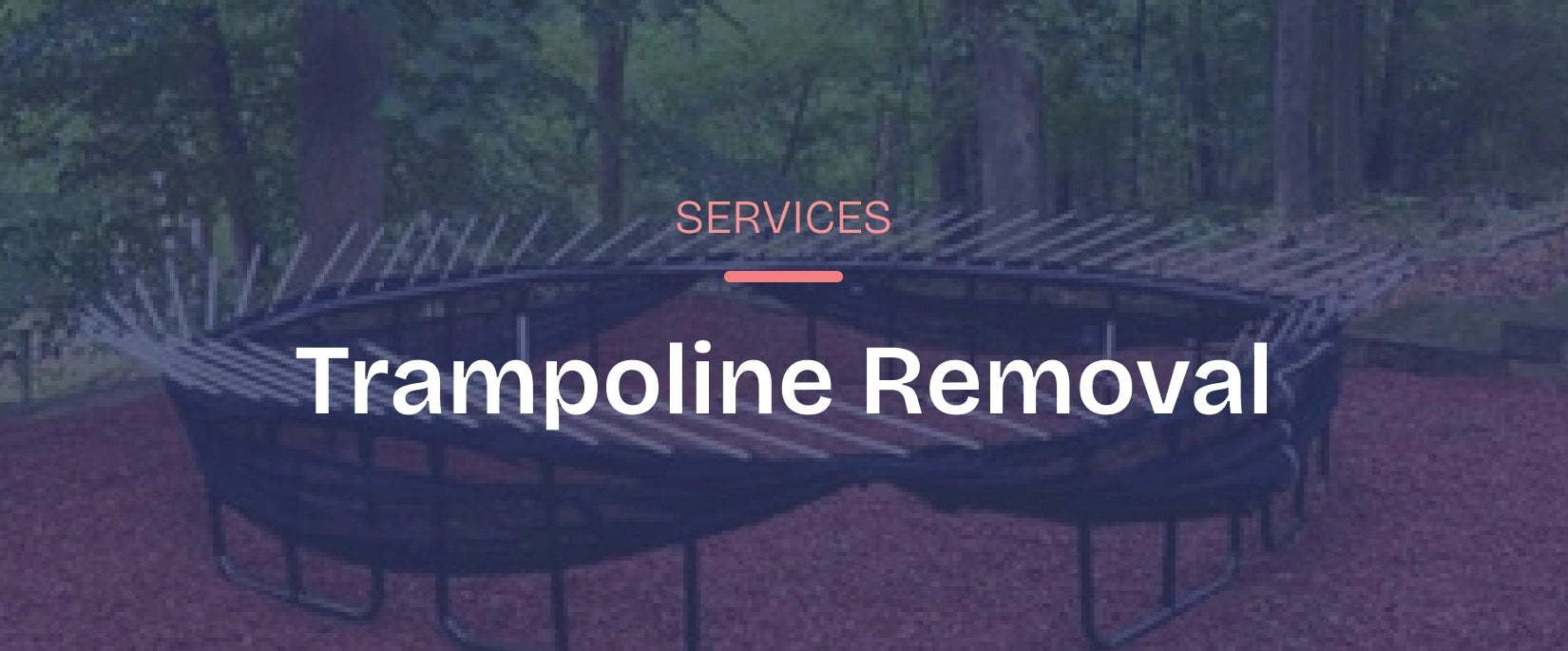 Trampoline Removal – Marin Backyards