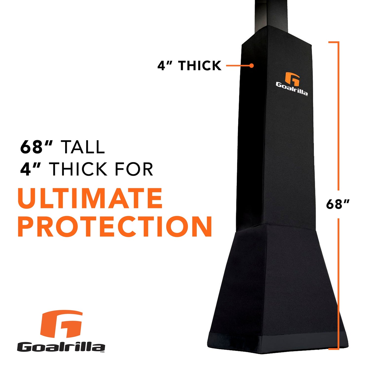 GOALRILLA Deluxe Basketball Pole Pad – Marin Backyards