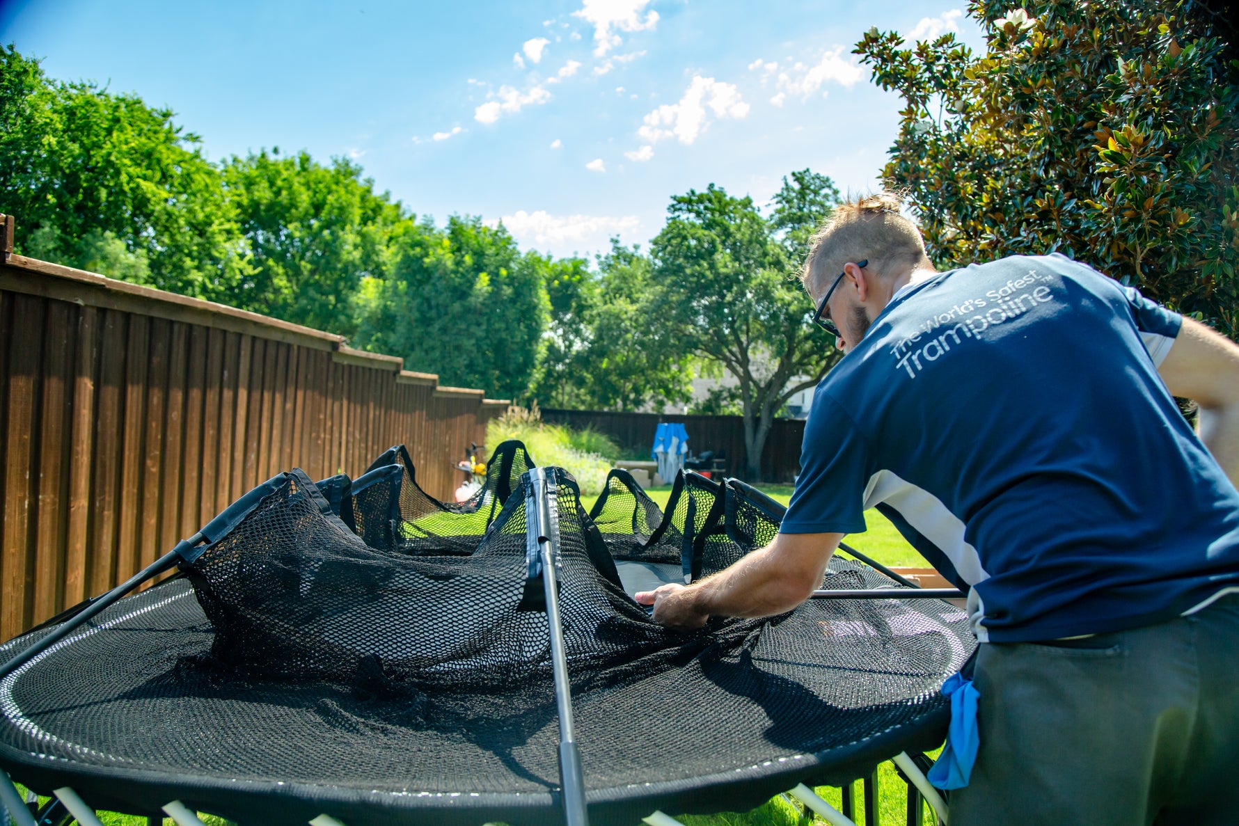 Trampoline Installation – Marin Backyards