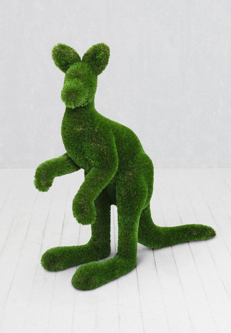 Topiary Baby Kangaroo – Marin Backyards